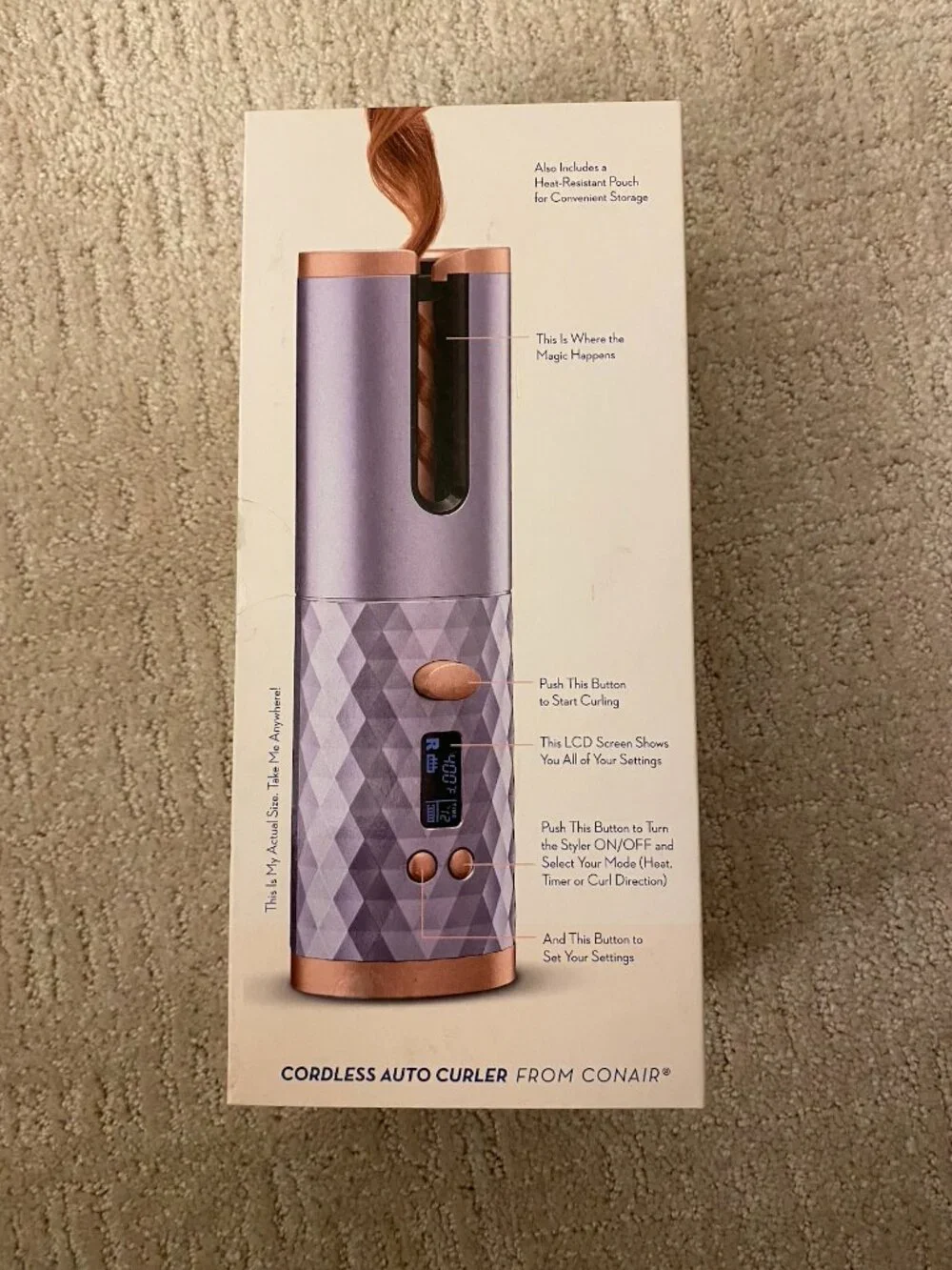 Conair | Hair | Conair Unbound Cordless Auto Curler Rechargeable Auto ...